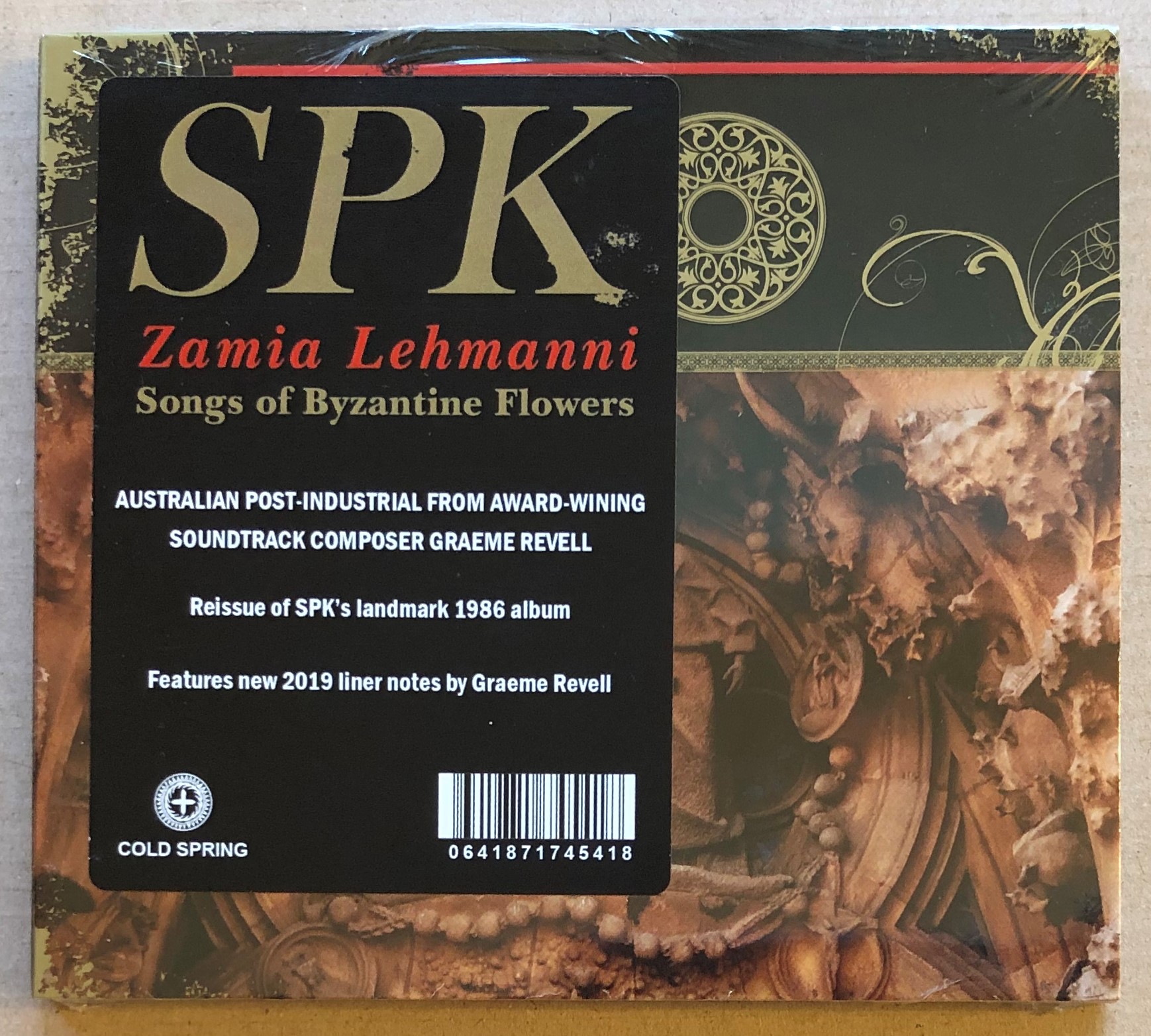 SPK - Zamia Lehmanni (Songs Of Byzantine Flowers) CD | Mechanoise Labs